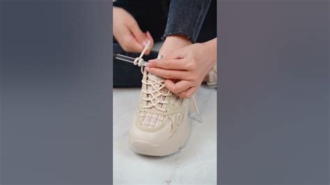 우와~운동화 끈 이쁘게 묶기 Shorts Youtube