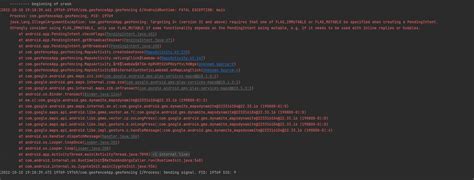 Android Geofence Crash On Api 33 Stack Overflow
