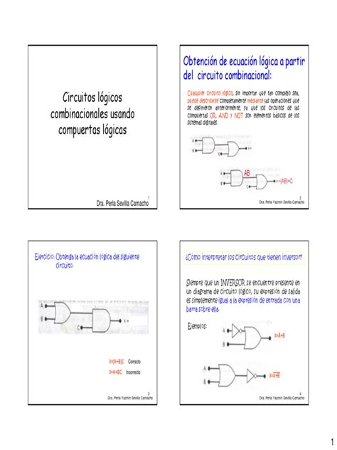 Circuitos Lógicos Combinacionales Pdf Puerta Lógica Lógica Matemática
