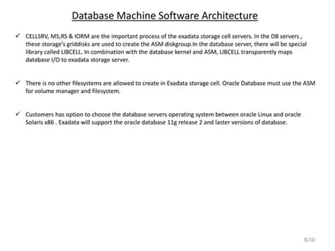 Architecture Of Exadata Database Machine Part Ii Pdf Databases Computer Software And