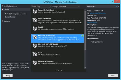 nodejs websocket