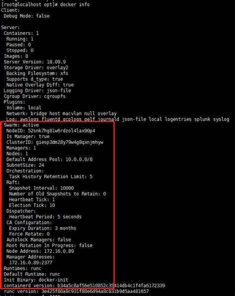 Docker Swarm（一）集群部署 曹伟雄 博客园