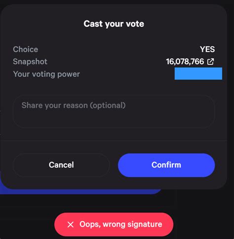 Unable To Vote Yes Tried Different Browsers As Well Help Rloopringorg