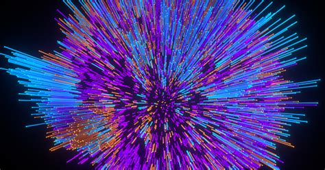 추상 적 빅 데이터 배경 벽지 디자인 컬러풀한 선과 큐브가 있는 모션 패턴 텍스처 현대 빛 빛나는 배경 그림입니다 3d 렌더링 3차원 형태에 대한 스톡 사진 및 기타 이미지