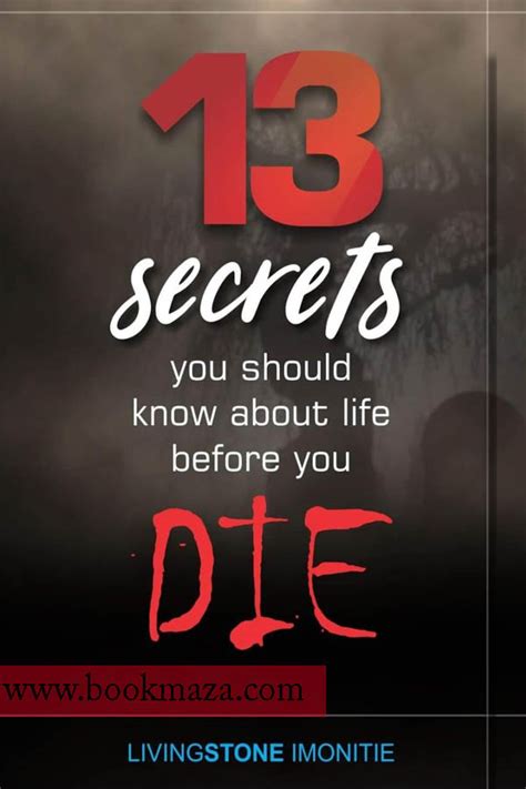 Thirteen Secrets You Should Know About Your Life Before You Die Book