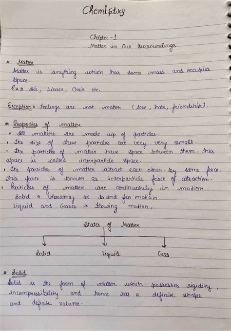 Full Chemistry Notes Class 9 Cbse Board Artofit