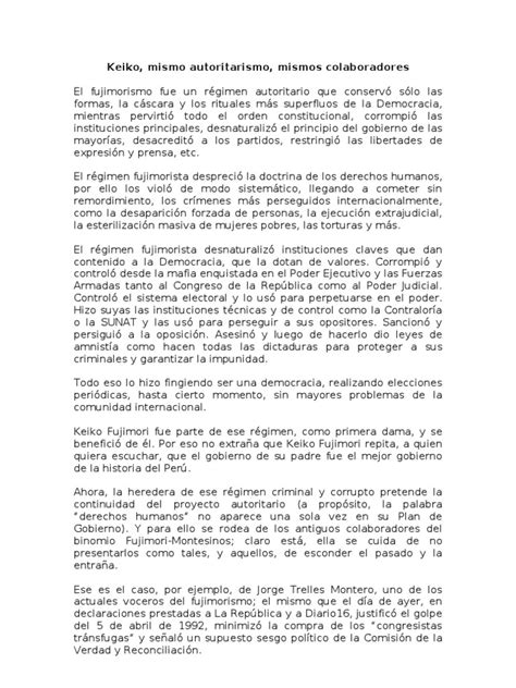 Quien Es Jorge Trelles Pdf Democracia Ideologías Políticas