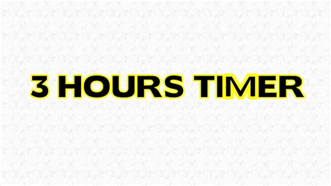 3 Hours Countdown Timer Youtube