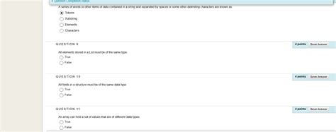 solved v question completion status a series of words or