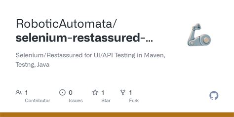 Github Roboticautomataselenium Restassured Testing Example Selenium