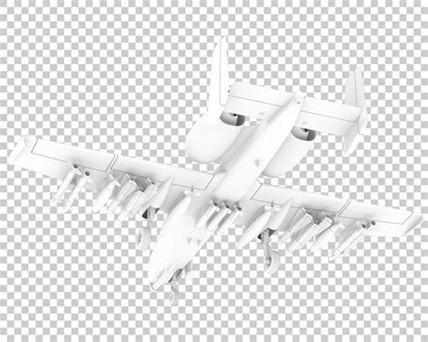 투명 한 배경 3d 렌더링 그림에 고립 된 전투기 프리미엄 Psd 파일