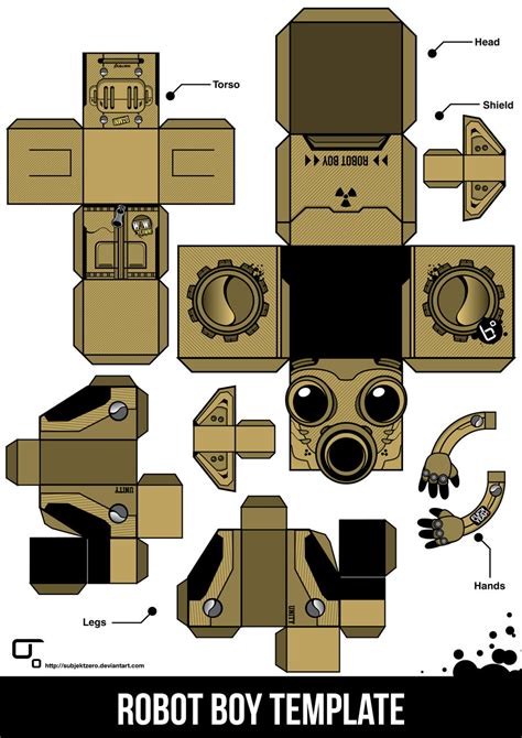 Printable 3d Robot Template