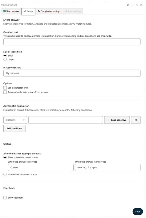 How Do I Use The Short Answer Widget Quiz Widgets Openlearning Help Community