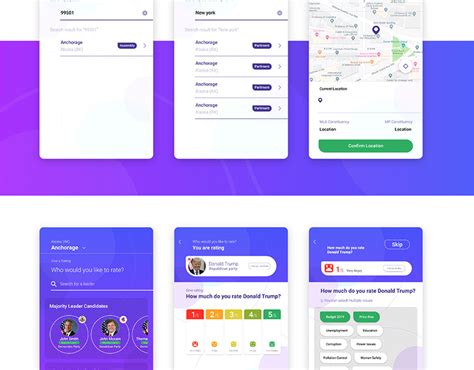 Mobile Ui Election Voting App Behance