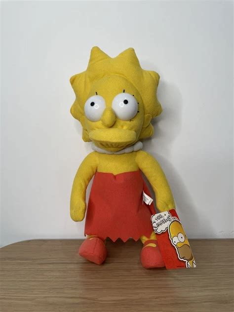 Toy Factory 2014 The Simpsons Lisa Simpson Soft Character Plush Toy 40cm 15 90 Picclick Au