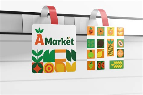 Super Market Logo شعار وهوية بصرية لسوبر ماركت Behance