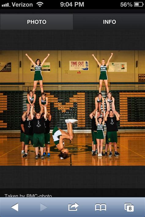 Double Tabletop Rmc Cheerteam Cheer Cheerleading Stunts