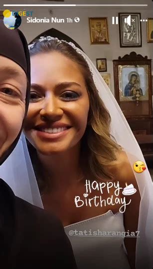 ნახეთ როგორ გამოიყურება თათია შარანგია თეთრ საპატარძლო კაბაში