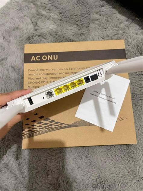 XPON AC ONU DUALBAND WIFI Computers Tech Parts Accessories Networking On Carousell