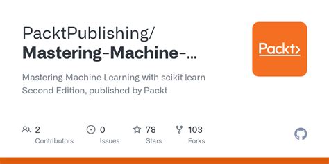 GitHub PacktPublishing Mastering Machine Learning With Scikit Learn Second Edition Mastering