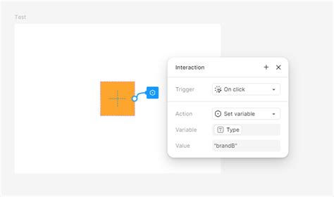 can variables be used to select variants within nested component