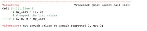how to fix valueerror not enough values to unpack data science parichay