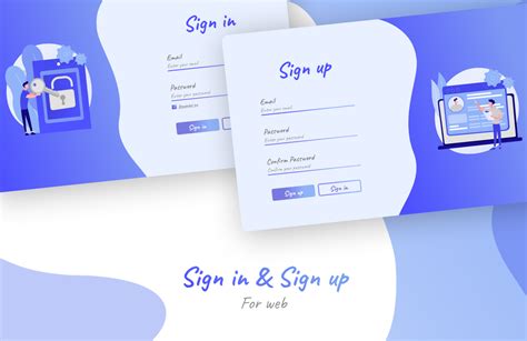 Sign In And Sign Up Figma