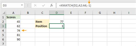 xmatch function in excel step by step tutorial