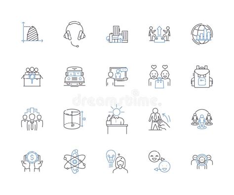 Workshops And Sessions Outline Icons Collection Workshops Sessions Training Development