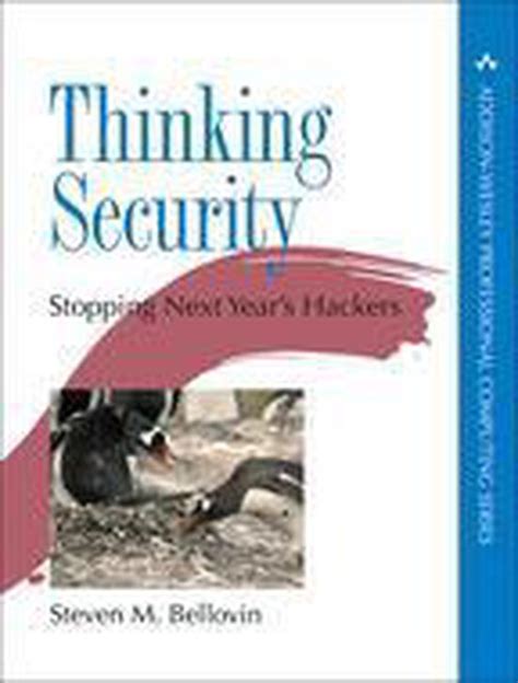 Addison Wesley Professional Computing Series Thinking Security Ebook