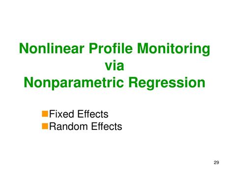 Ppt Monitoring Nonlinear Profiles With Random Effects By Nonparametric Regression Powerpoint