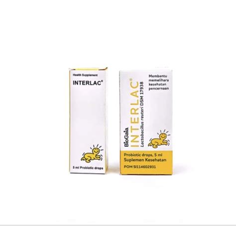 Jual Interlac Probiotik Drops 5ml Probiotic Biogaia Shopee Indonesia