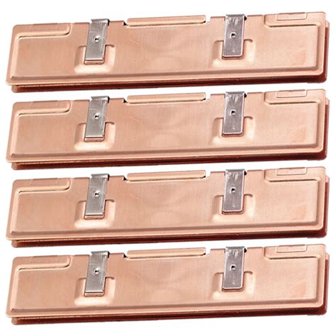 4x Pure Copper Ram Heatsink Radiator For Ram Ddr3 Memory Cooler Cooling