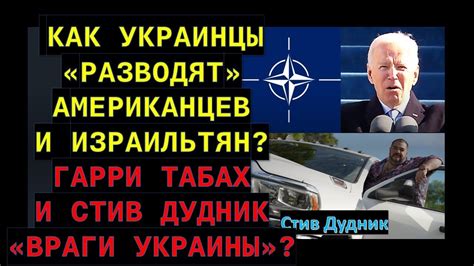 Украинских кидал крышует ВСУ Как Гарри Табах и Стив Дудник стали врагами Украины Youtube