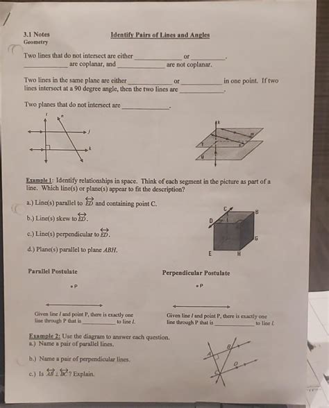 solved two lines that do not intersect are either or are
