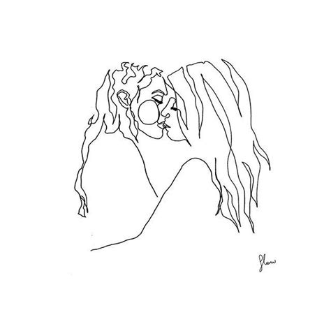 Pin By Charlotte Martin On Art Lesbian Art Line Art Drawings Sketches