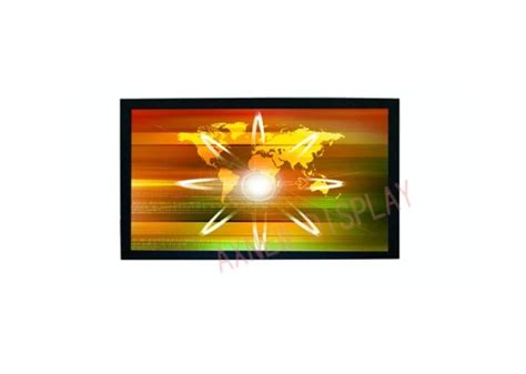 28 5W VGA DVI Industrial LCD Display 400CD M2 Capacitive Touch Screen Display Industrial Touch