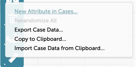 add a new attribute to a table codap