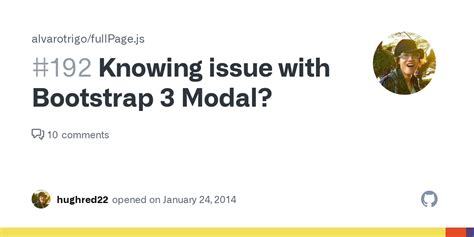 Knowing Issue With Bootstrap 3 Modal · Issue 192 · Alvarotrigo