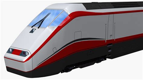 Frecciabianca Fs Class E414 High Speed Passenger Train 3d Model