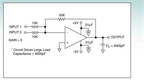 Low Offset Summing Amplifier Amplifier Circuit Circuit Diagram SeekIC Com
