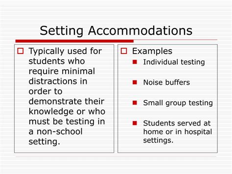 Ppt Special Test Accommodations Powerpoint Presentation Free