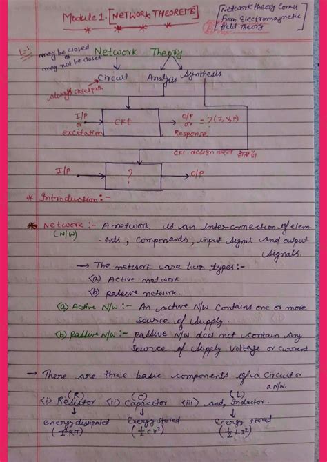 SOLUTION Electrical Circuit Analysis Module All Network Theorem Studypool
