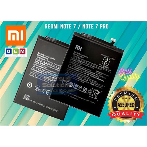 XIAOMI Redmi Note Note Pro Battery FREE Tools Original Equipment Manufacturer Shopee