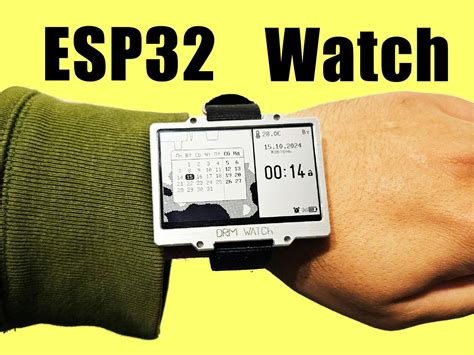 Diy Esp32 Wearable Drm Watch 3 Suitable For Daily Use