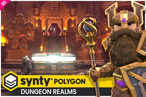 POLYGON Dungeon Realms - Low Poly 3D Art by Synty | 3D Dungeons | Unity ...