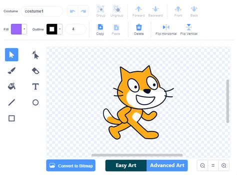 More Advanced Vector Art System Discuss Scratch