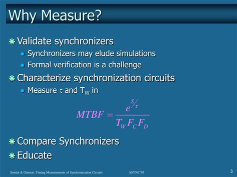 Ppt Timing Measurements Of Synchronization Circuits Powerpoint Presentation Id 1725462