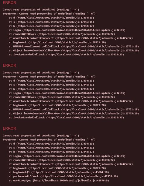 Javascript Cannot Read Properties Of Undefined Reading H