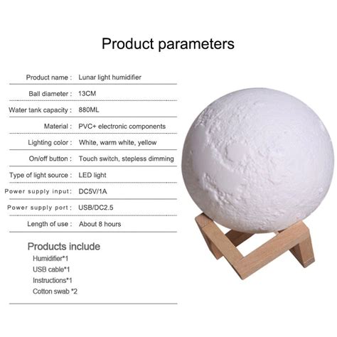 Moon Lamp Diffuser Weserenity
